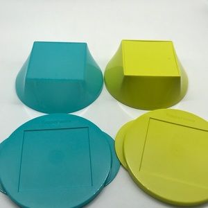 Tupperware | Kitchen | Tupperware Outdoor Dining Bowl Set Of 2 | Poshmark